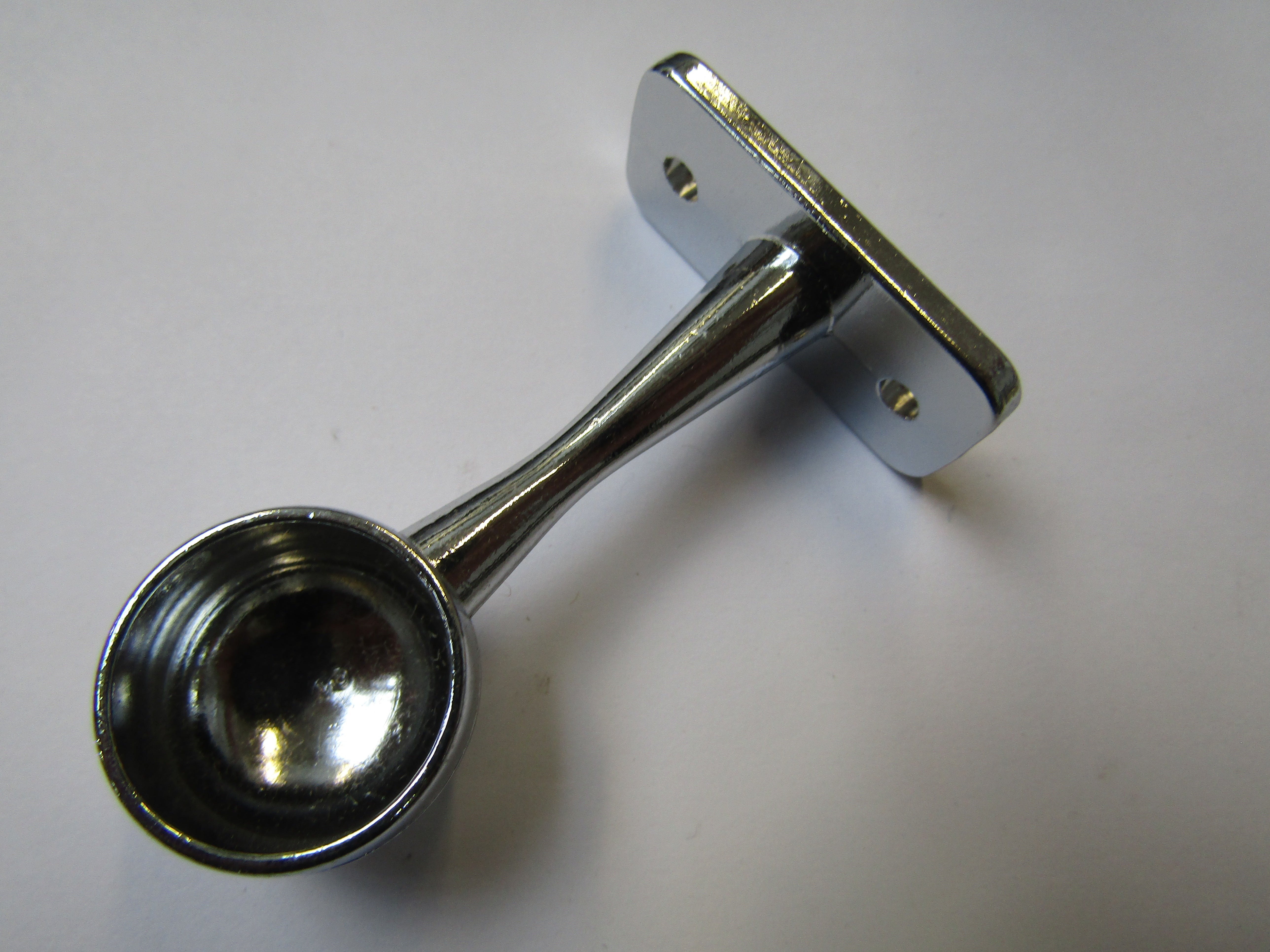 Chrome Retro Wardrobe Fittings End Bracket 19mm – IjzerwarenWereld.com